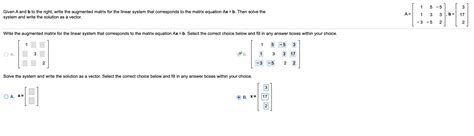 Solved Given A And B To The Right Write The Chegg Com