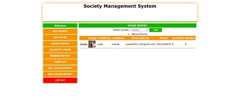 Society Management System Project In Asp Net With Source Code