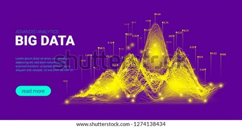 Artificial Intelligence Big Data Analysis Visualization เวกเตอร์สต็อก ปลอดค่าลิขสิทธิ์