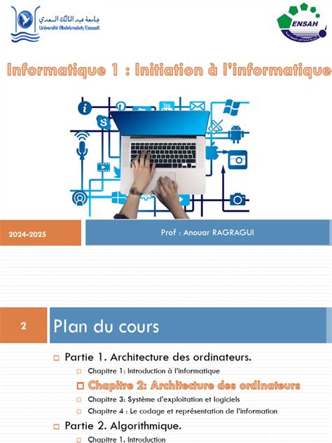 Chapitre 2 Architecture Des Ordinateurs Pdf