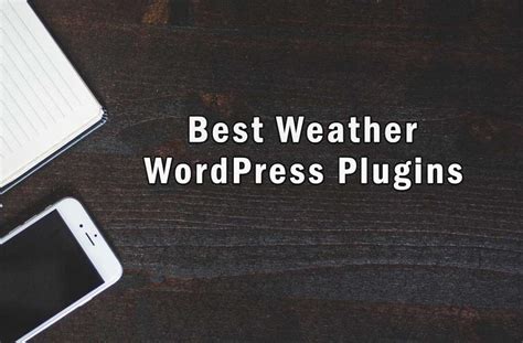 13 Best Weather Wordpress Plugins And Widgets 2019 Free And Premium