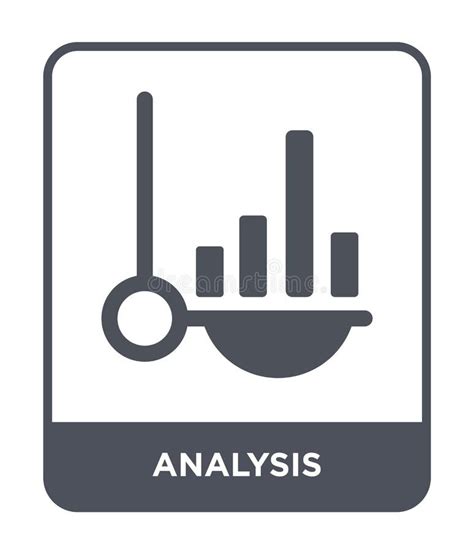Analysis Process Icon In Trendy Design Style Analysis Process Icon