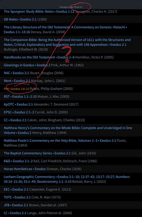 Bug Passage Guide Links To Wrong Commentary Section — Logos Community