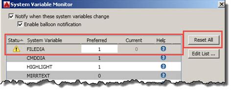 AutoCAD System Variable Monitor IMAGINiT Manufacturing Solutions Blog