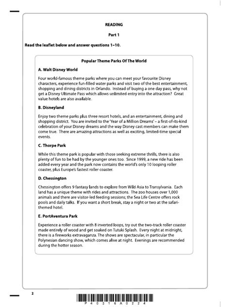 Reading Part 1and2 Pdf