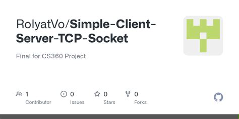 Github Rolyatvosimple Client Server Tcp Socket Final For Cs360 Project