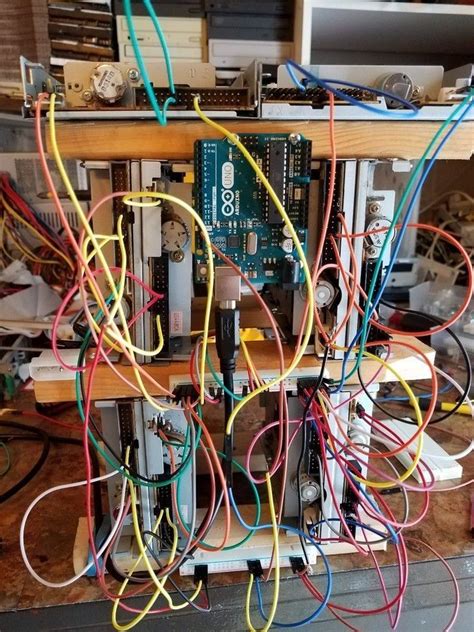 jrtechs musical floppy drive build log