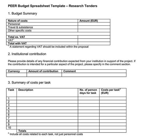 20 Best Budget Summary Examples PDF
