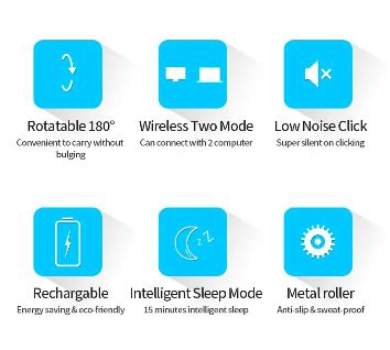 Buy Wholesale China High End Ultra Slim Rotatable 2 4g Wireless Mice Portable Bluetooth 3 0