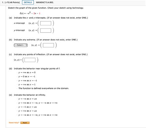 solved 1 [ 12 46 points details waneac7 5 4 002 sketch