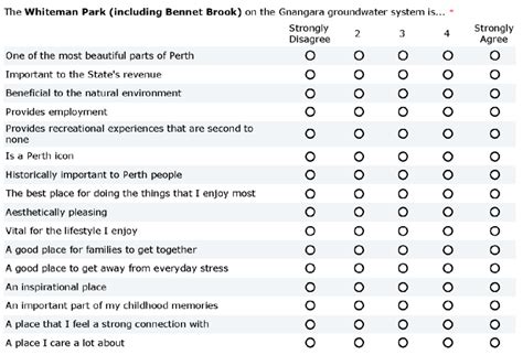 Original Scale Items From The Questionnaire Download Scientific Diagram