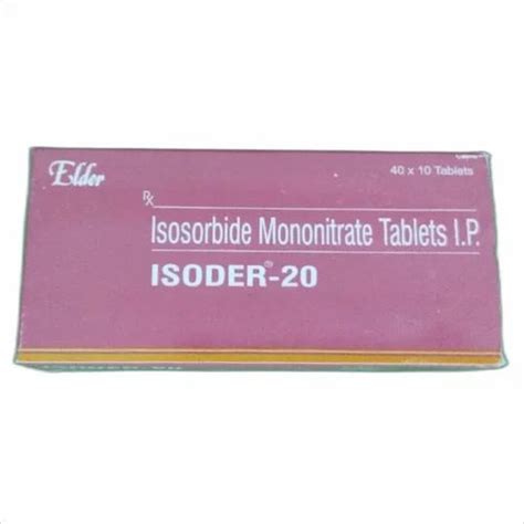 Isosorbide Mononitrate 20 Mg At Rs 7 1 Stripe Isosorbide Dinitrate In Surat Id 2853879231433