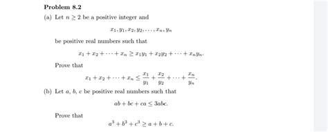 Solved Problem 82 A Let N 2 Be A Positive Integer And