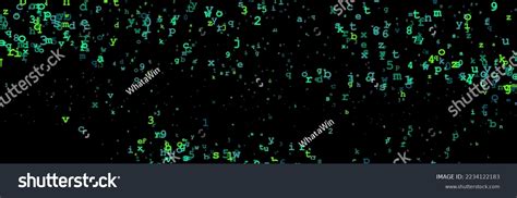 Abstract Technology Binary Code Background Digital Stock Vector