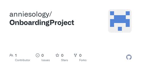 GitHub Anniesology OnboardingProject