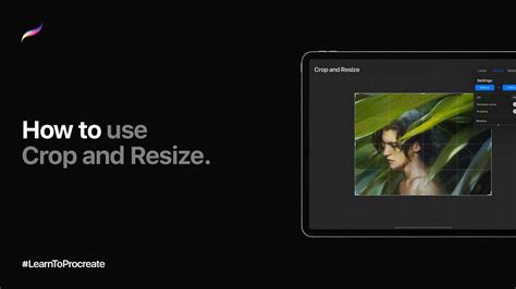 How To Use Crop And Resize In Procreate Youtube