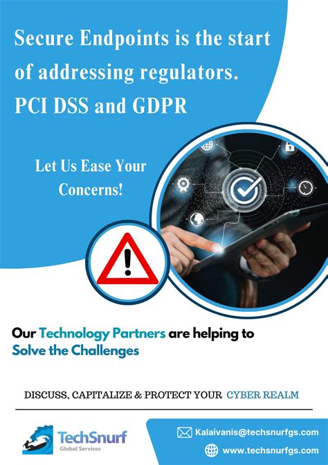 Techsnurf Global Services On Linkedin Pcidss Gdpr Endpoint Compliance Regulations