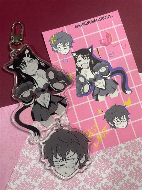 Nagatoro X Senpai Nao Keychain Etsy Nagatoro X Senpai Nao Keychain Etsy