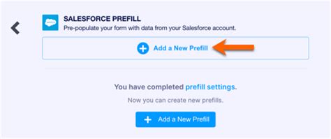 how to prefill a form using the data from salesforce