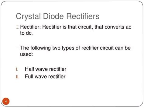 Diode And Rectifier Ppt