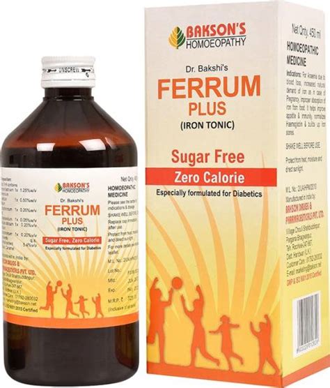 Baksons Homoeopathy Ferrum Plus Sugar Free Syrup Spencerkart