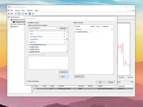 Windows Performance Monitor GNS