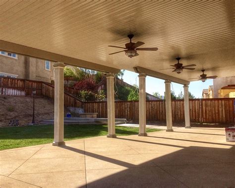 Solid Non Insulated Attached Gallery Patio Covers Attached To House