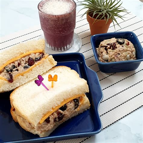 참치샐러드 참치샌드위치 And 체리 바나나스무디 만들기 브런치메뉴