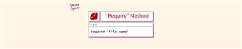 ruby “require” method scaler topics