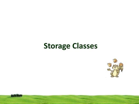 ppt storage classes powerpoint presentation free download id 5249185