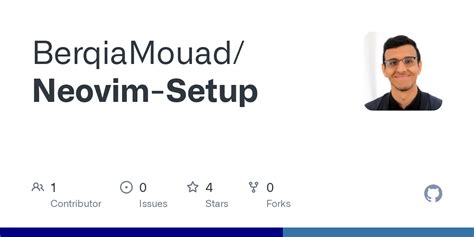 Github Berqiamouadneovim Setup