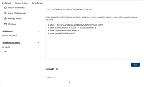 How To Reset Build Number In Jenkins Geeksforgeeks