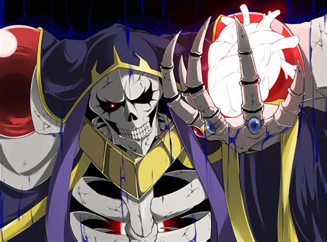 Ainz Ooal Gown Hd Wallpaper Overlord Anime Art By うさみみ 1366x1012