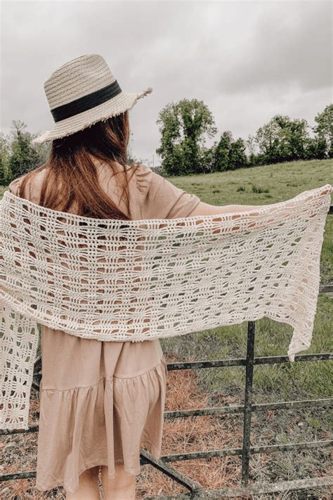 Crochet Summer Shawl Crochet With Carrie
