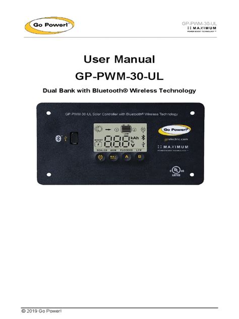 manual gp pwm 30 ul revh pdf photovoltaic system electrical