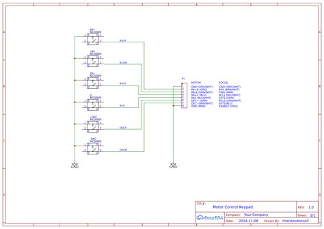 Motor Control Keypad OSHWLab