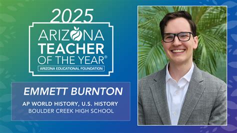 2025 Teacher Of The Year Emmett Burnton College Of Arts And Letters