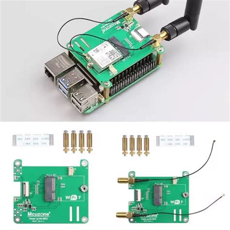 MPW CARTE D EXTENSION Raspberry Pi PCIE vers WiFi о EUR