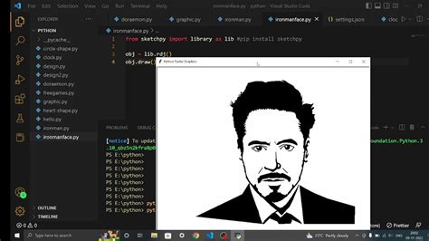 Drow Iron Man Face Robert John Downey Tony Stark Coding Programmingpythonturtle