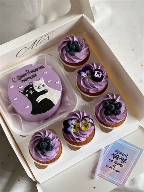 Бенто для мамы на день рождения Торт для мамы Капкейки на день рождения Cake