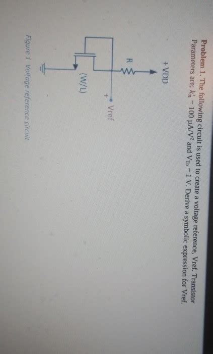 Solved Problem The Following Circuit Is Used To Create A Chegg Com