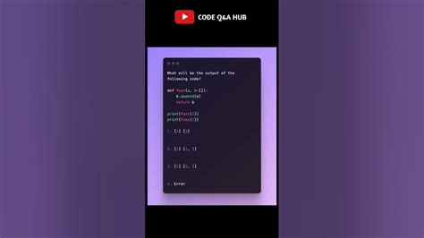 🚀 99 Get This Python Question Wrong Can You Solve It 🤯🔥 Comment Your Answer Below