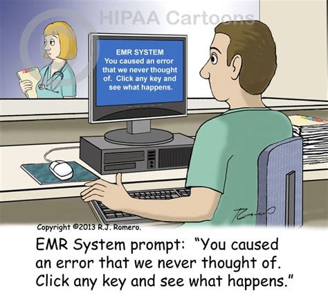 Slideshow EHR EMR Cartoons HIPAA Cartoons Emr Health Information Management Ehr
