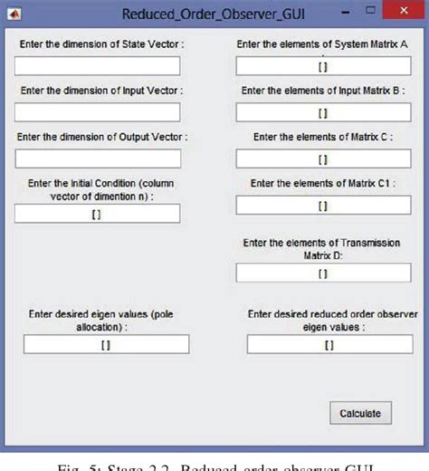 Figure 1 From Conceptualizing Full And Reduced Order Linear Observers Using Matlab Gui