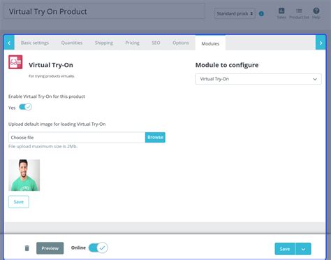 Prestashop Virtual Try On Product Trial In Virtual Environment Webkul
