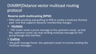 Multicast Routing Protocols PPTX