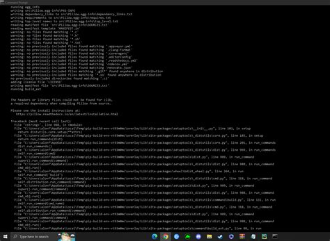 Pyautogui Not Installing Due To Error While Installing Pillow · Issue 811 · Asweigartpyautogui