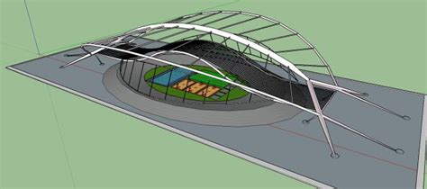 Complejo Deportivo En Sketchup 162 Mb Librería Cad