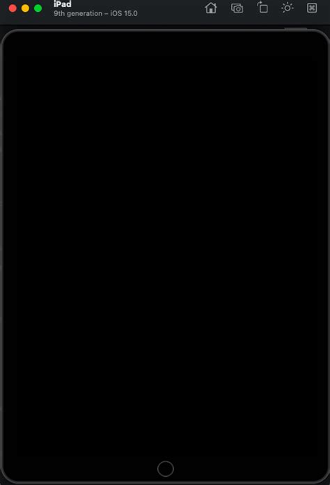 Xcode13 Ios Simulator Present In External Ssd Showing Black Screen