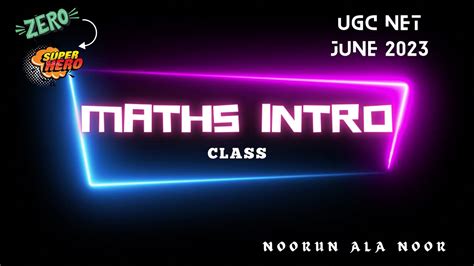 Mathematical Reasoning And Di Crash Course Intro Class Ugc Net Youtube